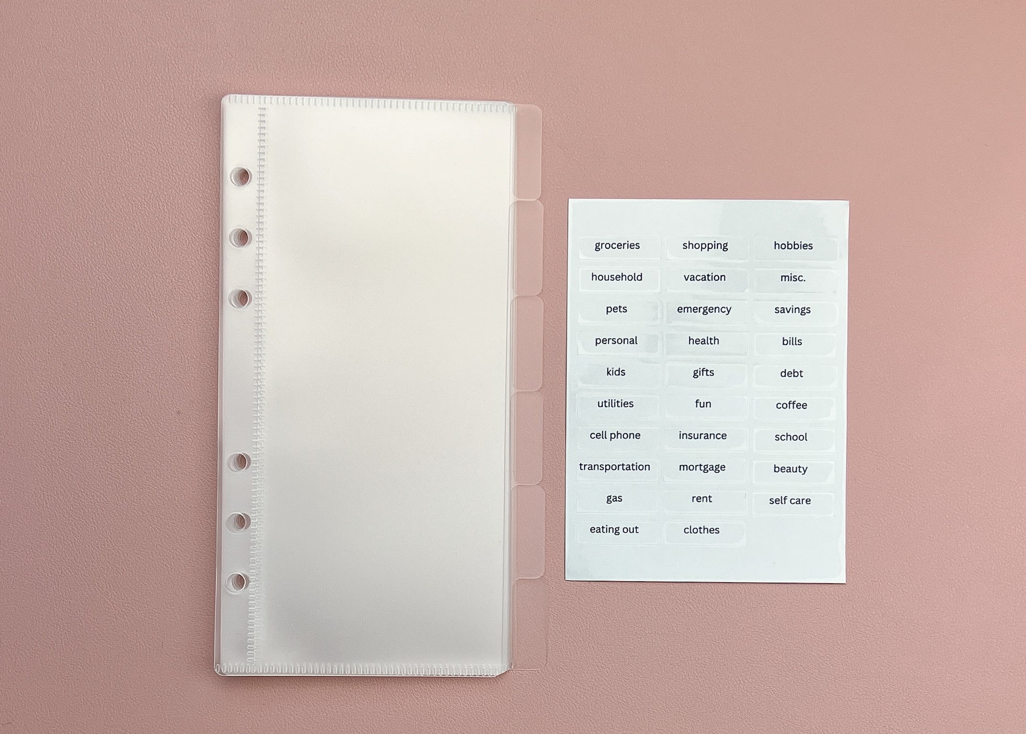 Checkered Budget Binder - A6 – CDN Girl Cash Stuffer