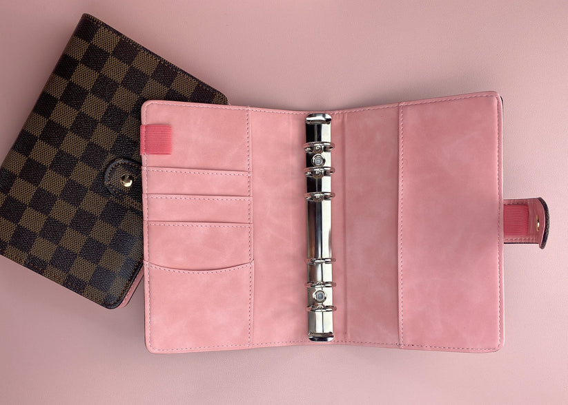 Checkered Budget Binder - A6 – CDN Girl Cash Stuffer